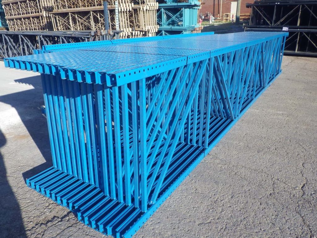 Used Pallet Rack Teardrop Uprights - 48" x 26' - 5215